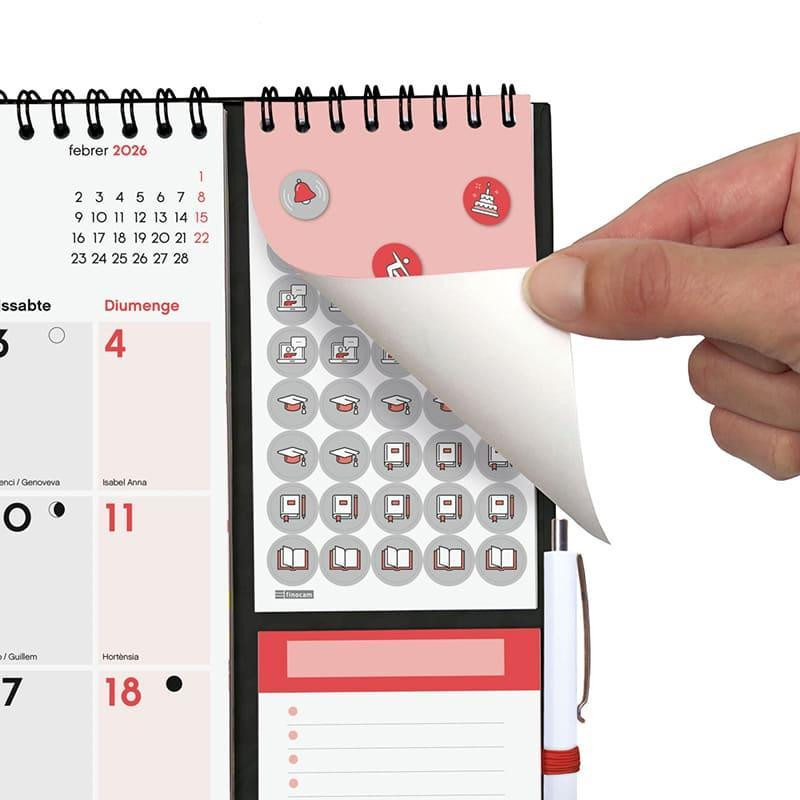 CALENDARIO DE PARED 2026 FINOCAM "NEUTRO PLUS" CASTELLANO